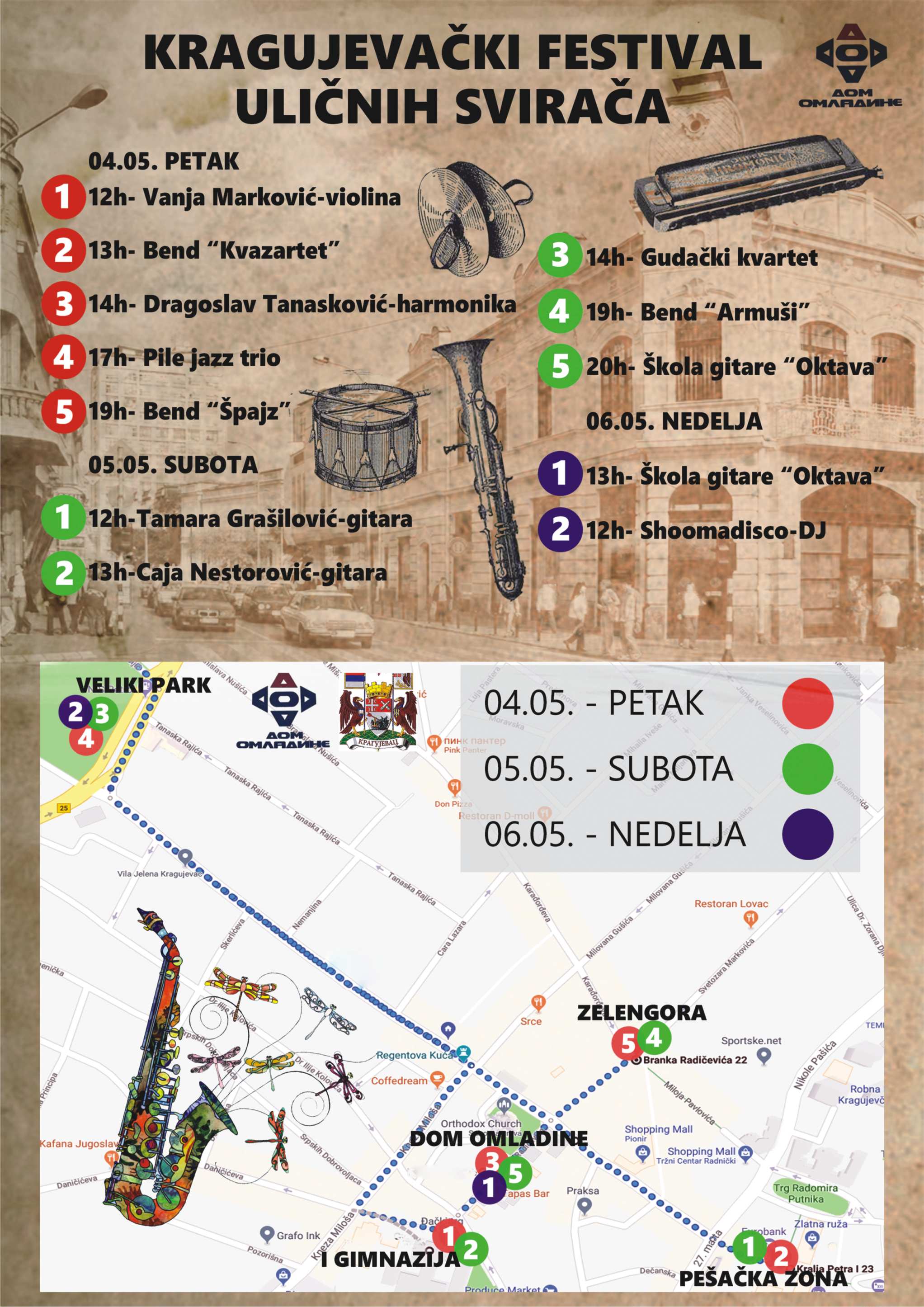 FESTIVAL ULIČNIH SVIRAČA - Glas Šumadije