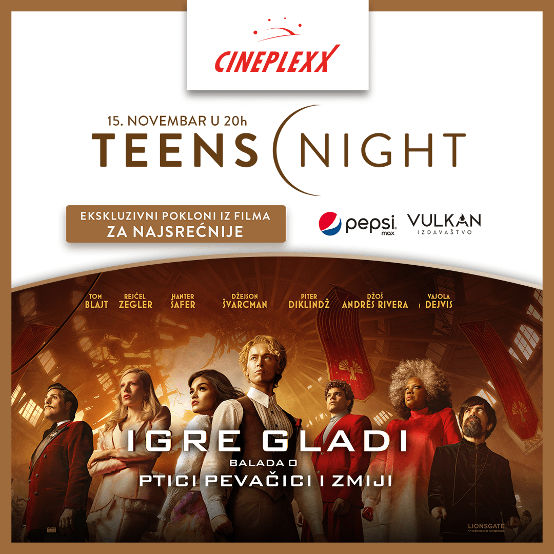 NOVI FILM IZ FRANŠIZE „IGRE GLADI“ NA TEENS NIGHT DOGAĐAJU - Glas Šumadije NOVI FILM IZ FRANŠIZE „IGRE GLADI“ NA TEENS NIGHT DOGAĐAJU - Glas Šumadije